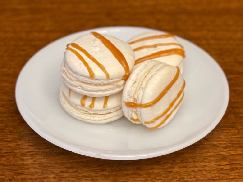 Salted Caramel Macaron - Mad Town Macarons
